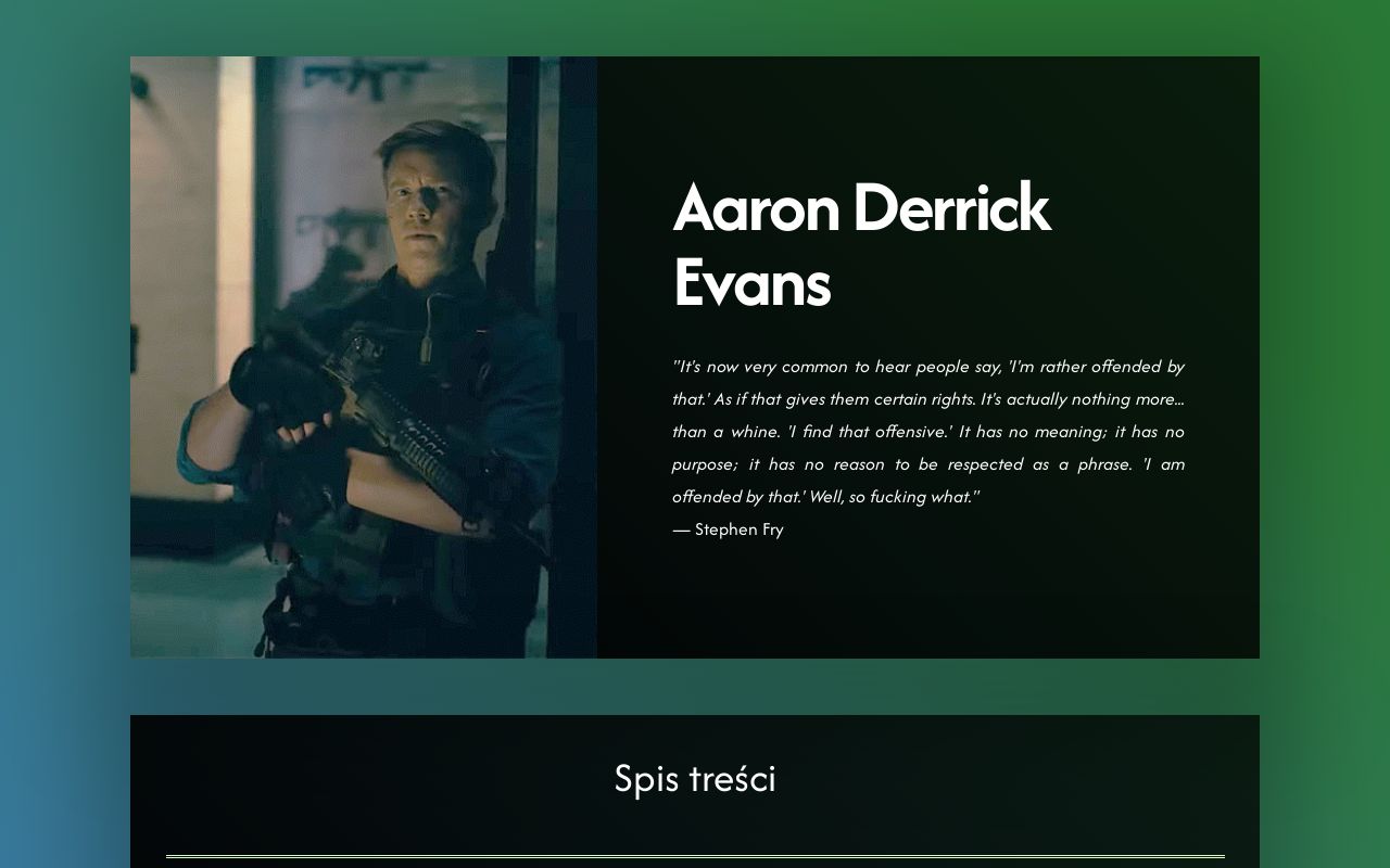 Aaron Derrick Evans